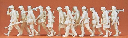 Preiser 16557 HO Scale Military - Former German Army WWII - Unpainted – East Car Audio