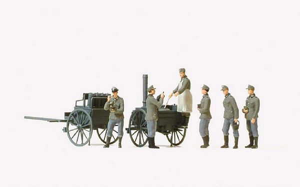 Preiser 16594 HO Scale Former German Army WWII - Unpainted Figures -- – East Car Audio
