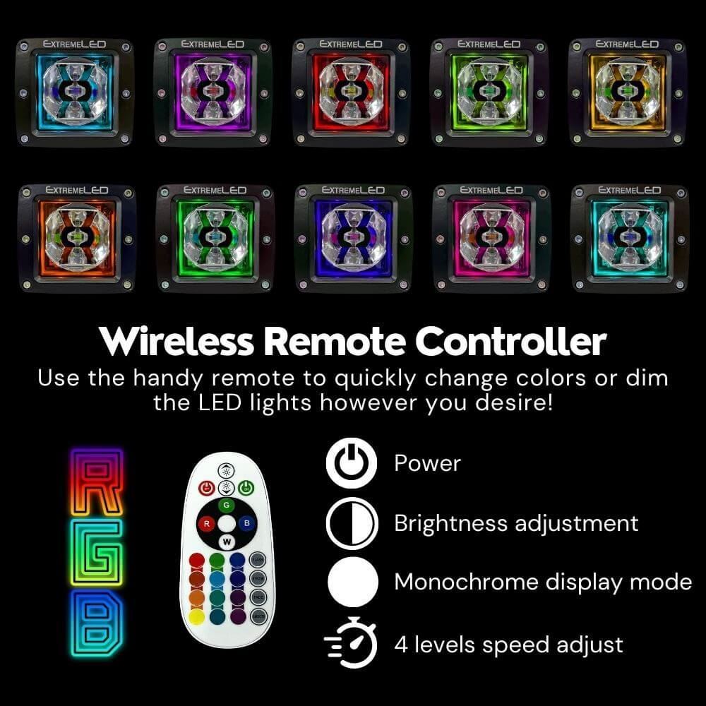 ExtremeLED Extreme Series 3" LED RGB Light Pod Pair – East Car Audio