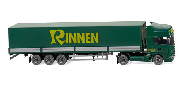 Wiking 051804 1/87 Scale Rinnen - Scania R 420 Topline Flatbed Tractor ...