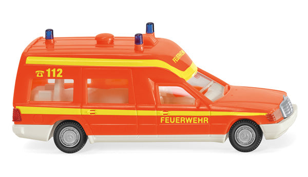 Wiking 060701 1/87 Scale Fire Brigade - 1984 Mercedes-Benz Ambulance H ...