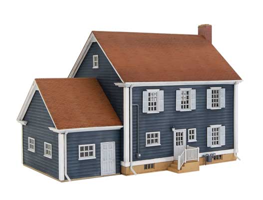 Walthers Cornerstone 933-4153 HO Scale Colonial House -- Kit – East Car ...
