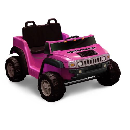 12V 2-Seater Pink Ride-on Hummer H2 for Kids – East Car Audio