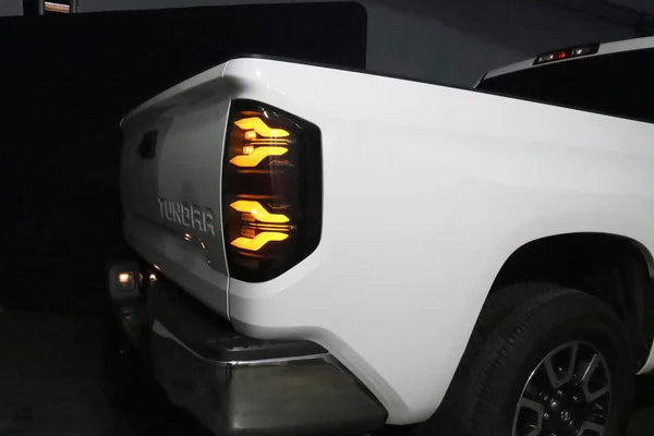 AlphaRex 14-21 Toyota Tundra LUXX-Series LED Tail Lights Alpha-Black ...