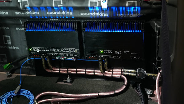 AMP RACK for 14-18 GM Truck Silverado Sierra Custom Made Amplifier Rac ...