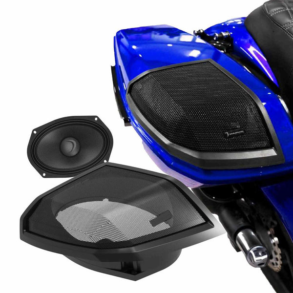Diamond Audio MS694NEOLK24 6X9 Motorsport H-D Cut-In Speaker Lid Kit W ...