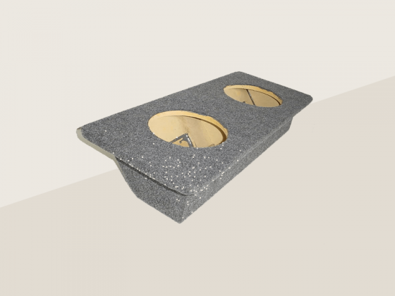 2004-2006 Toyota Tundra Double Cab 2 x 8" Sub Box Carpeted – East Car Audio