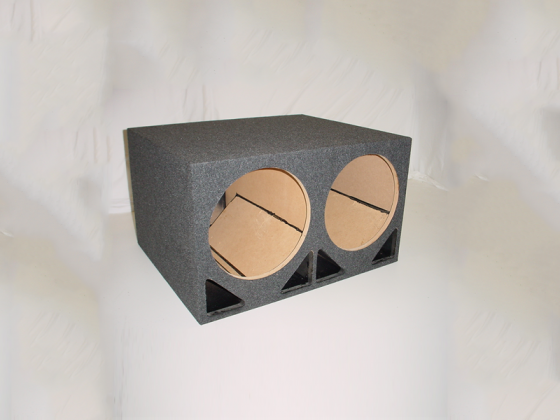 2x12'' Double ported sub box Carpeted – East Car Audio