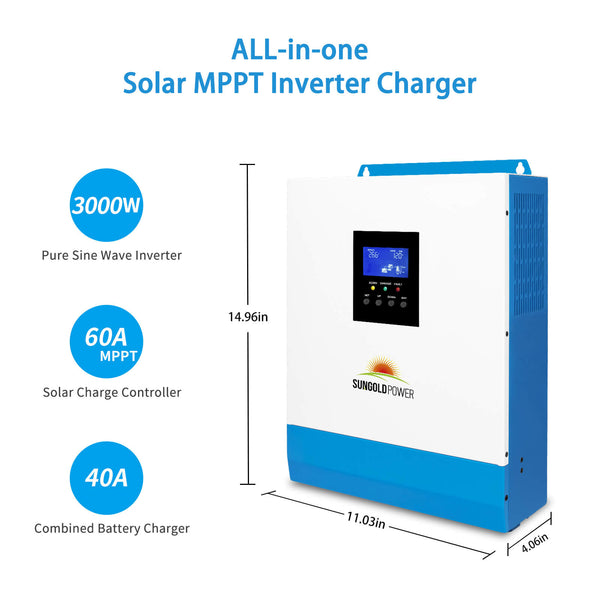 Solar Kit 3000W 24V Inverter 120V output Lithium Battery 800 Watt Sola ...