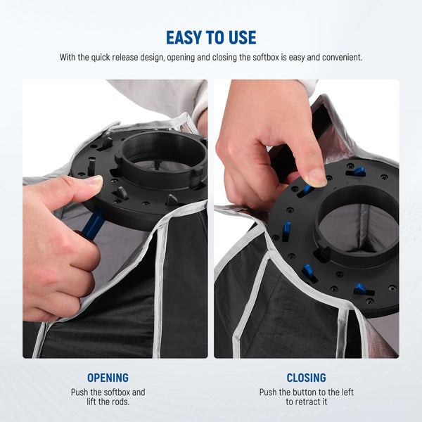 NEEWER NS3P Octagonal Softbox with NEEWER Mount – East Car Audio