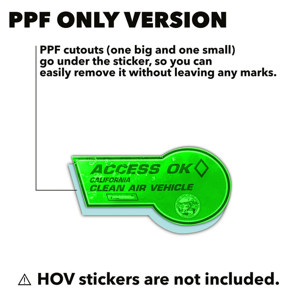 California HOV Stickers PPF + Tint | 2022, 2023, 2024 – East Car Audio