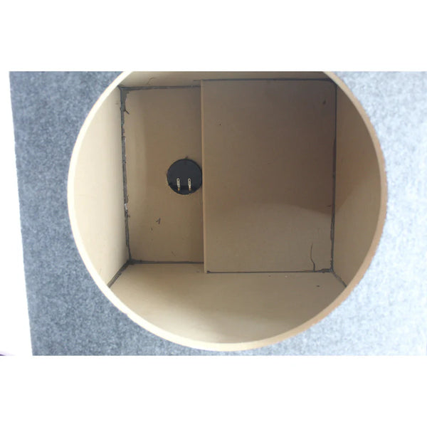 Single 15” Vented Carpeted Subwoofer Box Made with Heavy-Duty MDF Cons ...
