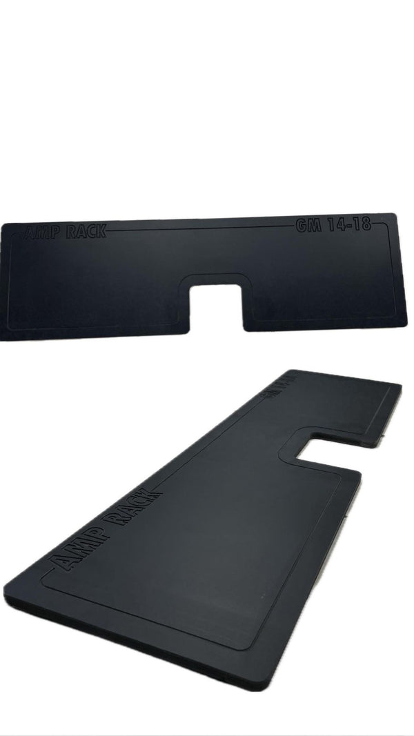 AMP RACK for 14-18 GM Truck Silverado Sierra Custom Made Amplifier Rac ...