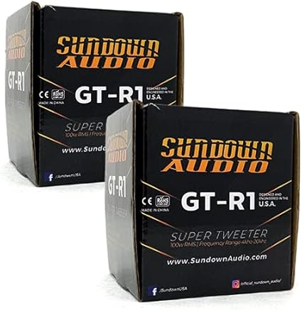 Sundown Audio GT-R1 4-Ohm 100W RMS Aluminum – East Car Audio