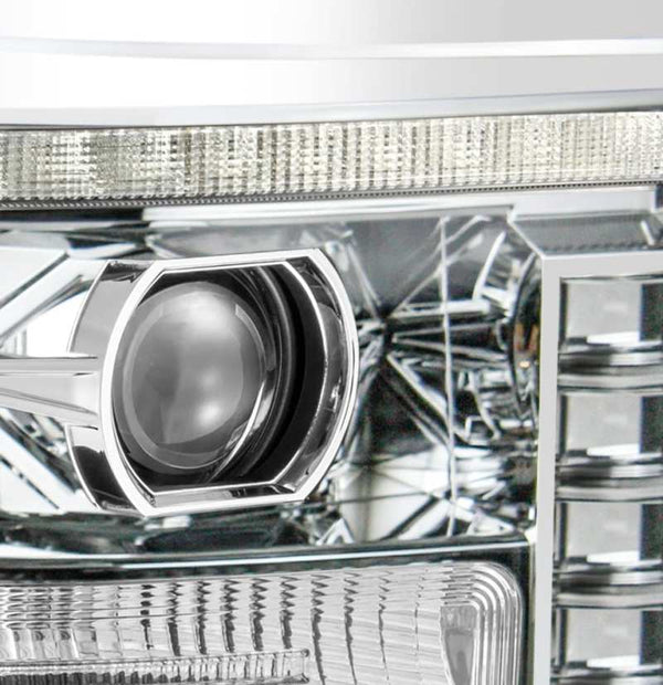 AlphaRex 11-16 Ford Super Duty PRO-Series Halogen Projector Headlights ...