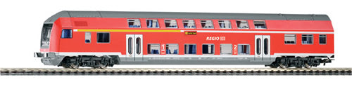 Piko 57621 HO Scale 1/87 Bi-Level Cab Car DB Regio VI – East Car Audio