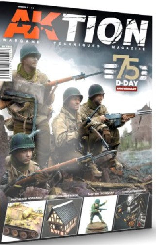 AK Interactive AK3 Aktion Wargame Magazine Issue 3: 75th D-Day Anniver ...