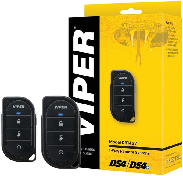 Viper D9146V 1-Way 4-Button DS4 / DS4+ RF Kit with up to 1/4 Mile Rang ...