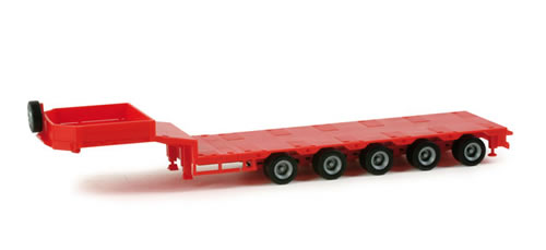 Herpa 76388 HO Scale Goldhofer Drop Deck 5-Axle Trailer - Assembled ...