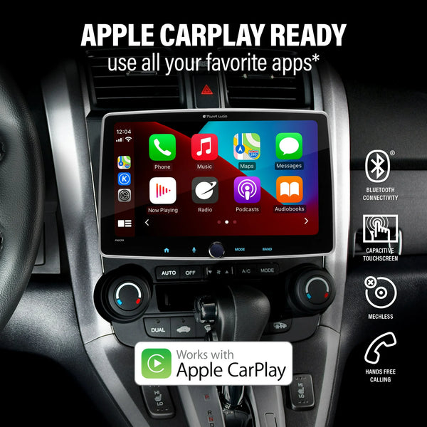 Planet Audio P90CPA Car Stereo - Apple CarPlay, Android Auto, Single D ...
