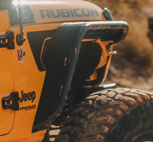 Attica 4x4 2018-2024 Jeep Wrangler JL Terra Series Front Fender Flares ...