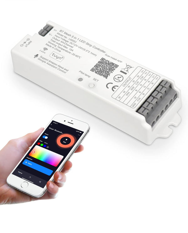 ECA RGB / RGBW Bluetooth Controller Module M7 Mini for RGB color chang ...