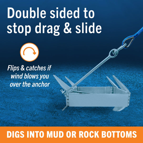 Box Anchor for Boats Folding Anchor – East Car Audio