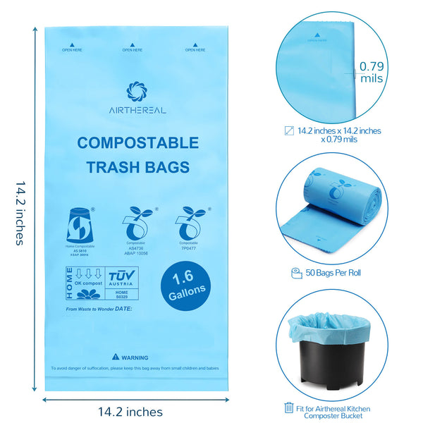 1.6 Gallon Compostable Trash Bags – East Car Audio