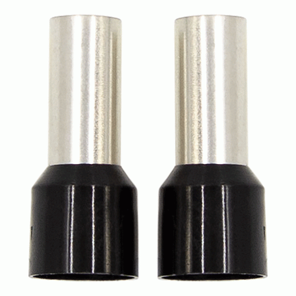 FRL8BK Ferrules - Black 8GA – East Car Audio