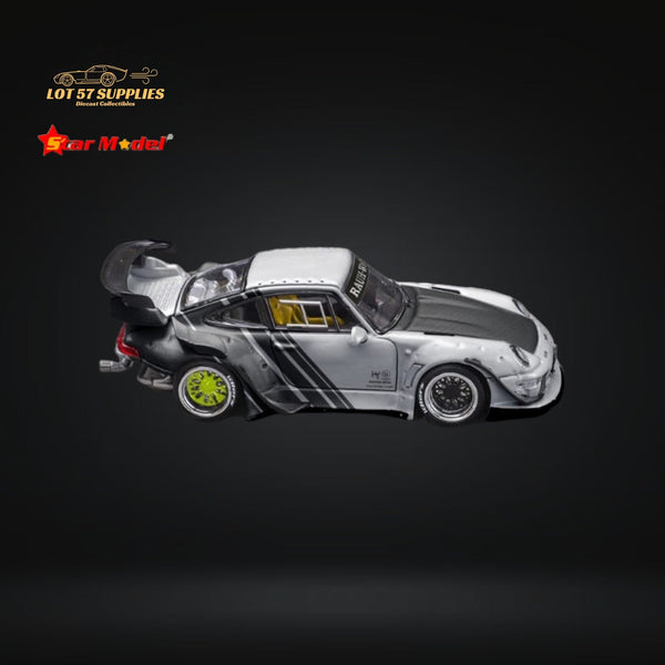 (Pre-Order) Star Model Porsche RWB 993 GT Wing Cyberpunk Silver Livery ...