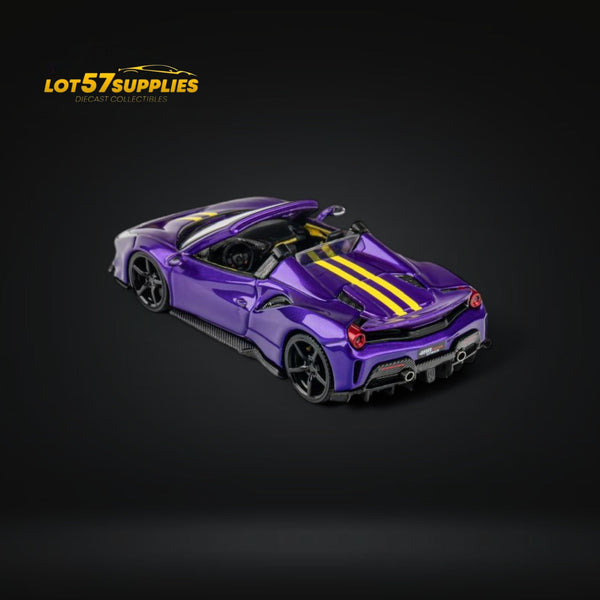(Pre-Order) TPC Novitec 488 Roadster Deep Purple 1:64 – East Car Audio