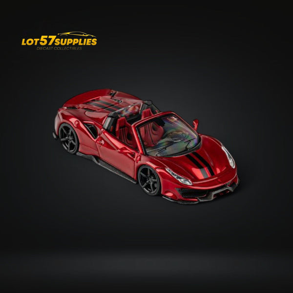 (Pre-Order) TPC Novitec 488 Roadster Wine Red Black Wheels 1:64 – East ...