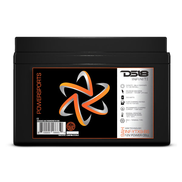 INFINITE 350 Watts 9 AH AGM Power Cell For Power Sports – East Car Audio