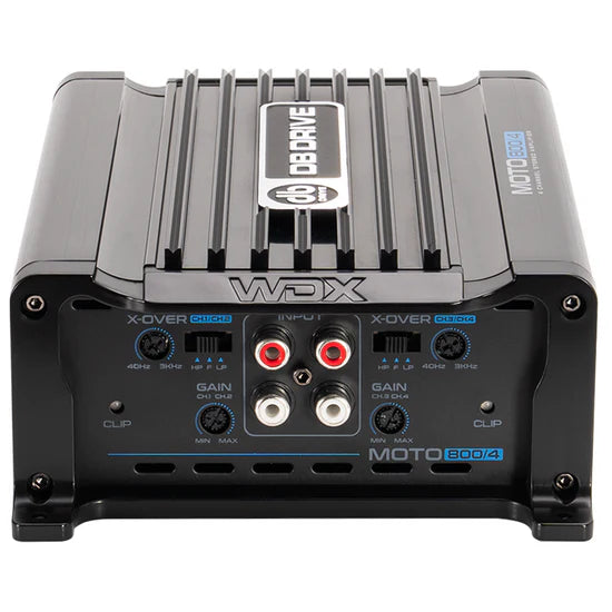 MOTO800/4 : WDX MOTO 4-Channel Class D Amplifier – East Car Audio