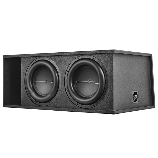 Dual 12" Loaded Subwoofer Ported Rugged Armored Enclosure With ZXI12.4 ...