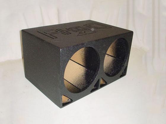 2 15'' Double Ported Sub box Poly – East Car Audio