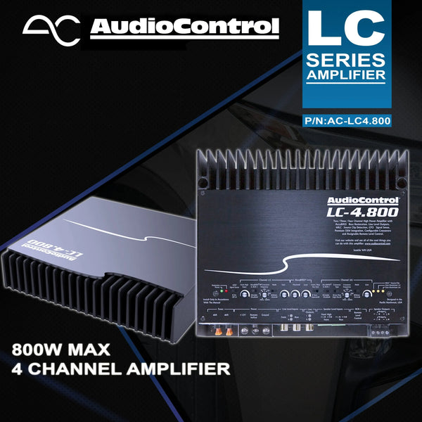 AudioControl AC-LC-4.800 4-Channel LC Series Amplifier – East Car Audio