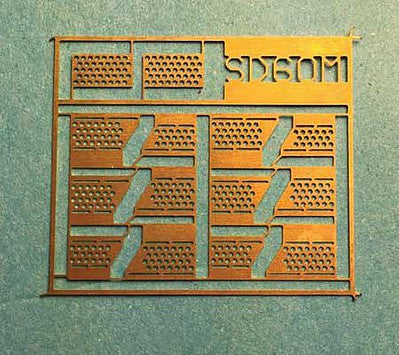 A Line Products 29234 HO Scale Brass Diesel Steps For Railpower Shells ...