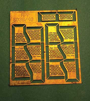 A Line Products 29250 HO Scale Brass Diesel Steps For Railpower Shells ...