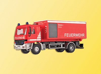 Kibri 18256 HO Scale Mercedes-Benz Actros AC Charger w/Roll-Off Respir ...