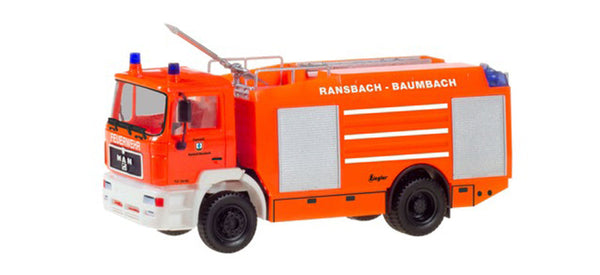 Herpa 94528 1/87 Scale Fire Service - Man M 90 Tlf Fire – East Car Audio