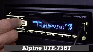 Alpine UTE-73BT Advanced Bluetooth Mech-less Digital Media Receiver ...