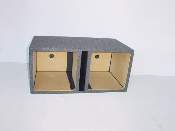 2X15'' Square Hole Slot Ported Sub Box Carpeted – East Car Audio