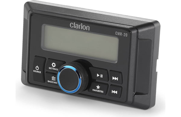 Clarion CMR-20 Wired marine remote control with display – East Car Audio