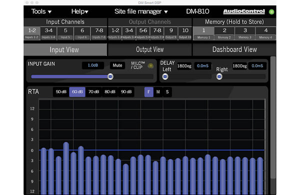 AudioControl DM-810 Digital signal processor — 8 inputs, 10 outputs ...