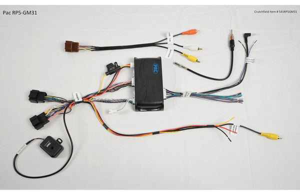 PAC RP5-GM31 Wiring Interface in select GM models – East Car Audio