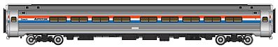 Walthers Proto 11203 HO Scale 85' Amfleet I 84-Seat Coach - Ready To R ...