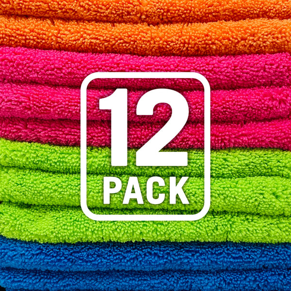 Microfiber Cloth Set 12Pk – East Car Audio
