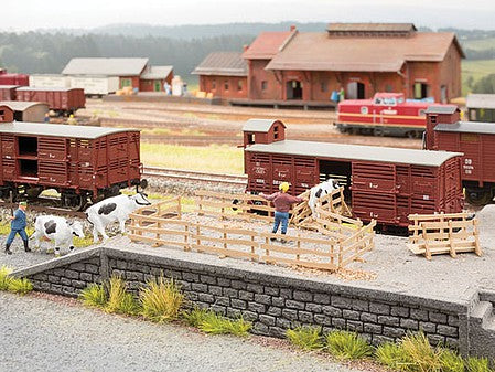 Noch 14247 HO Scale Cattle Loading Bridges & Gates - Laser-Cut Kit ...