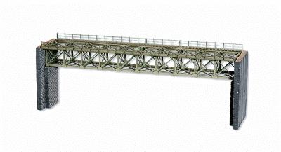 Noch 67020 HO Scale Laser Cut Steel Bridge Kit -- 12-7/8" 32.7cm – East ...